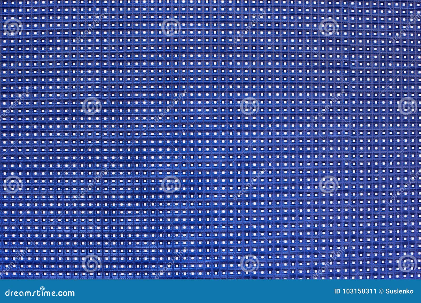 Glowing Led Panel. Abstract Blue Background. Stock Image - Image of ...
