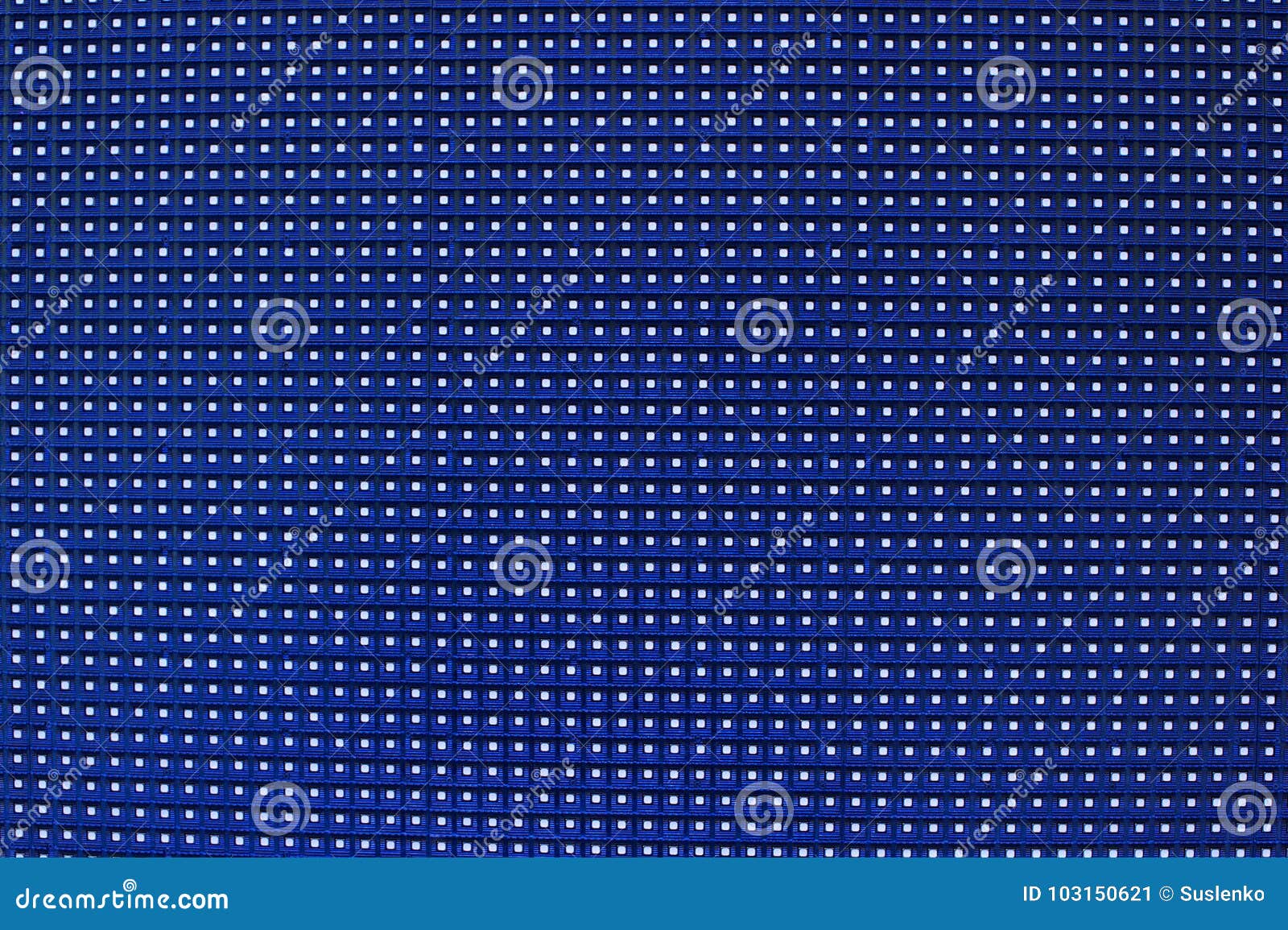 Glowing Led Panel. Abstract Blue Background. Stock Image - Image of ...