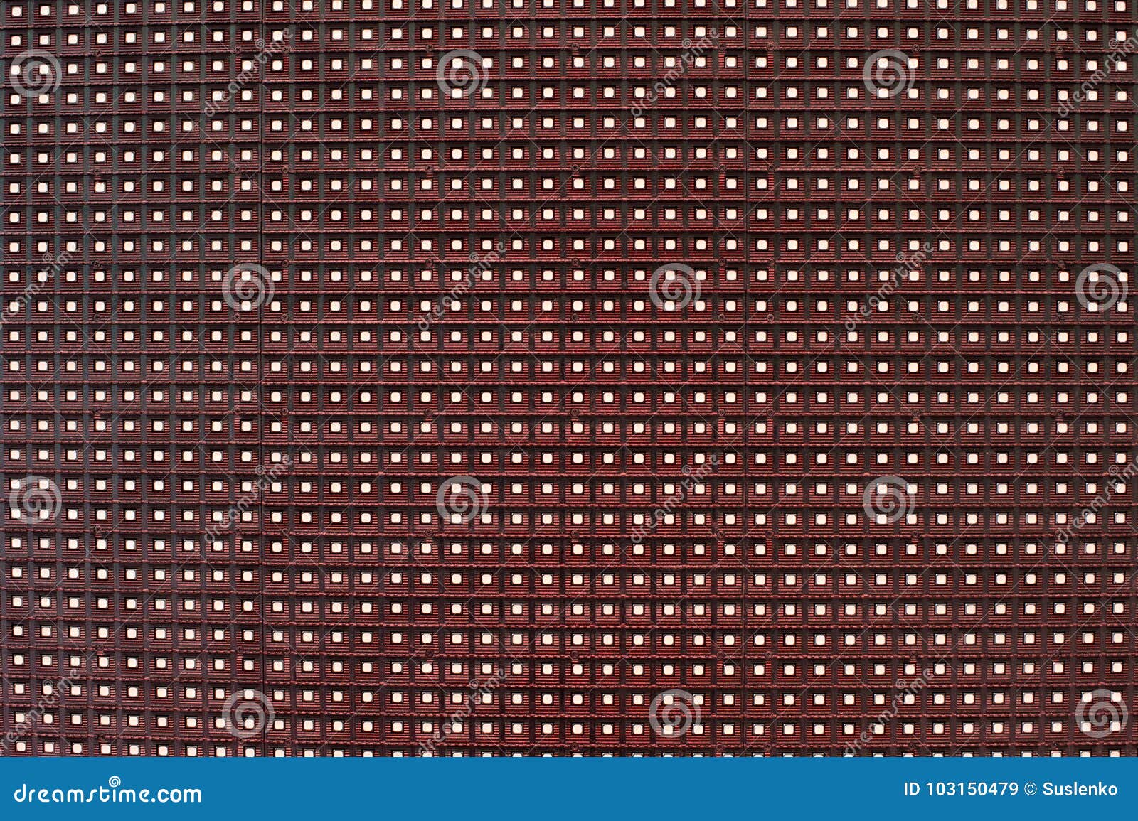 Glowing Led Panel. Abstract Red Background. Stock Image - Image of ...