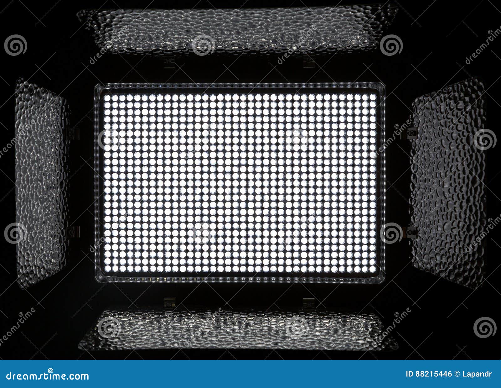 Led Panel Consisting of 900 White Diodes. Stock Photo - Image of ...