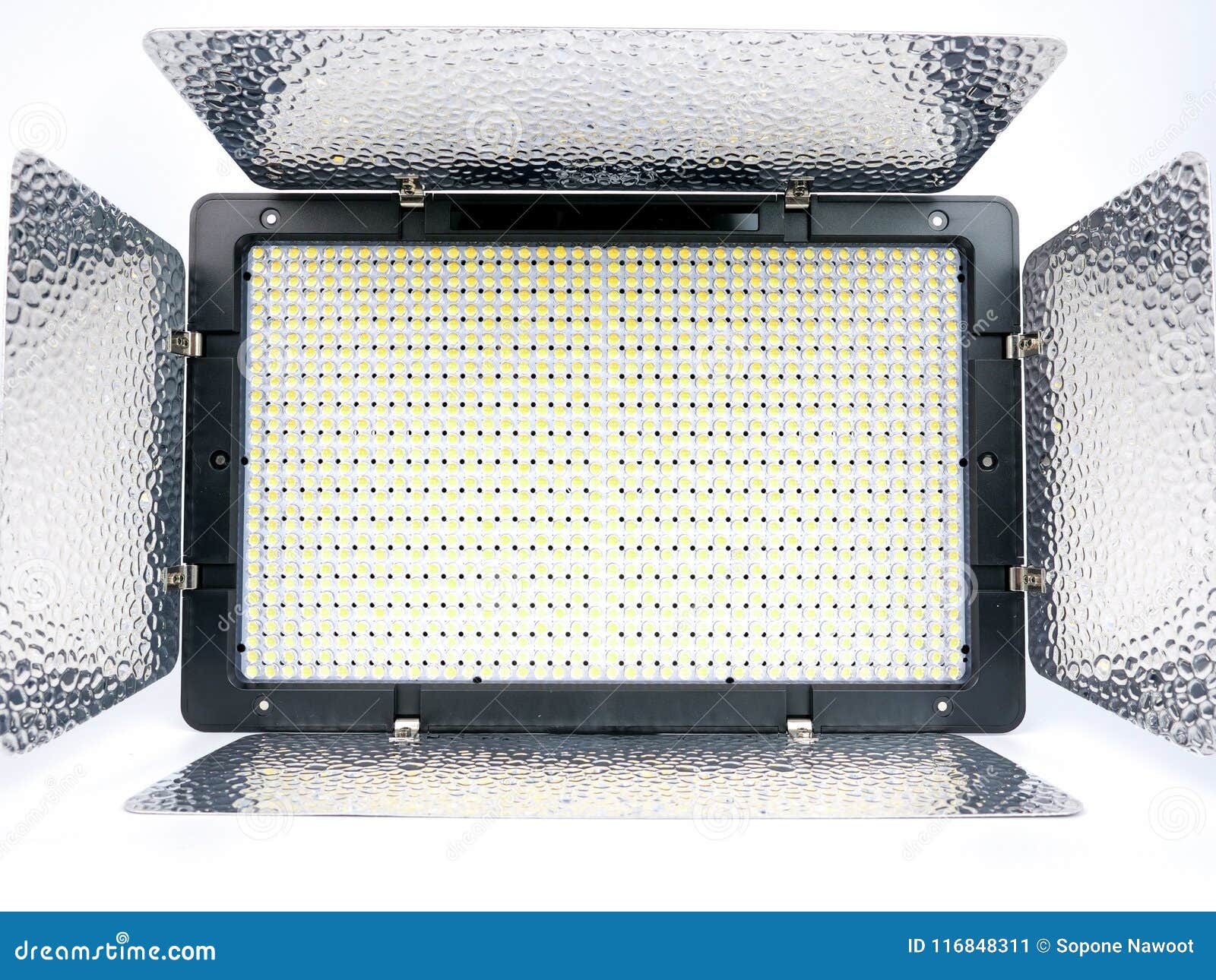 LED panel stock image. Image of pattern, flux, emittance - 116848311