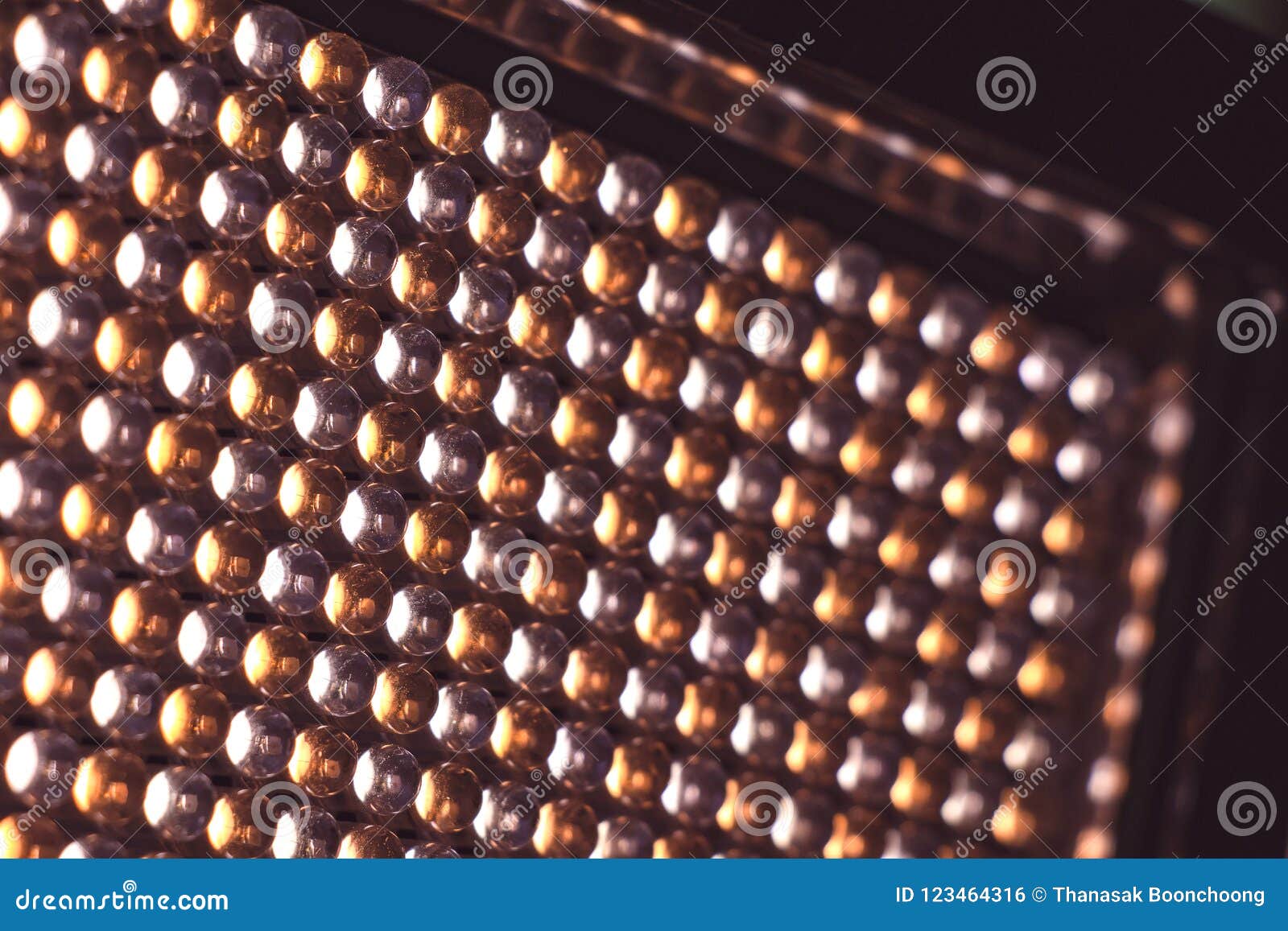 LED Panel with Light Diodes Stock Photo - Image of industry, light ...