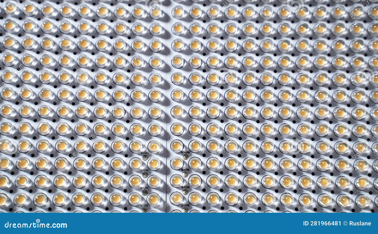 LED Panel with Many Diodes. Dolly Shot Stock Video - Video of ...