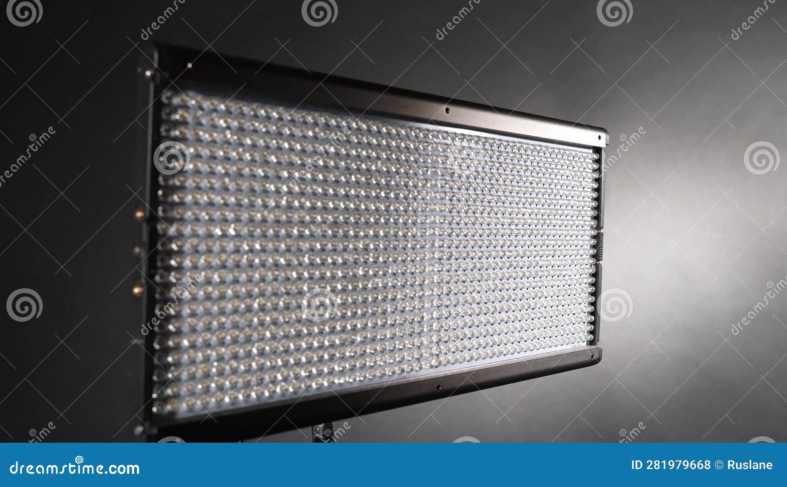 LED Panel with Many Diodes. Dolly Shot Stock Footage - Video of dolly ...
