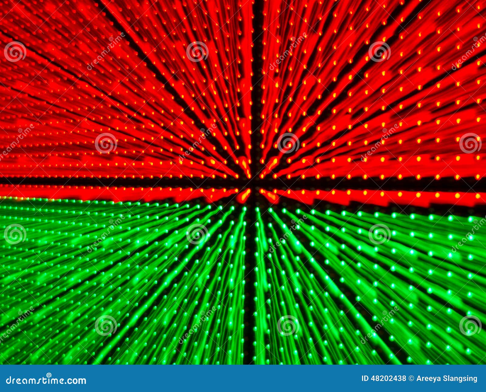 LED in Panel by Zoom Lens Technic Stock Photo - Image of green ...