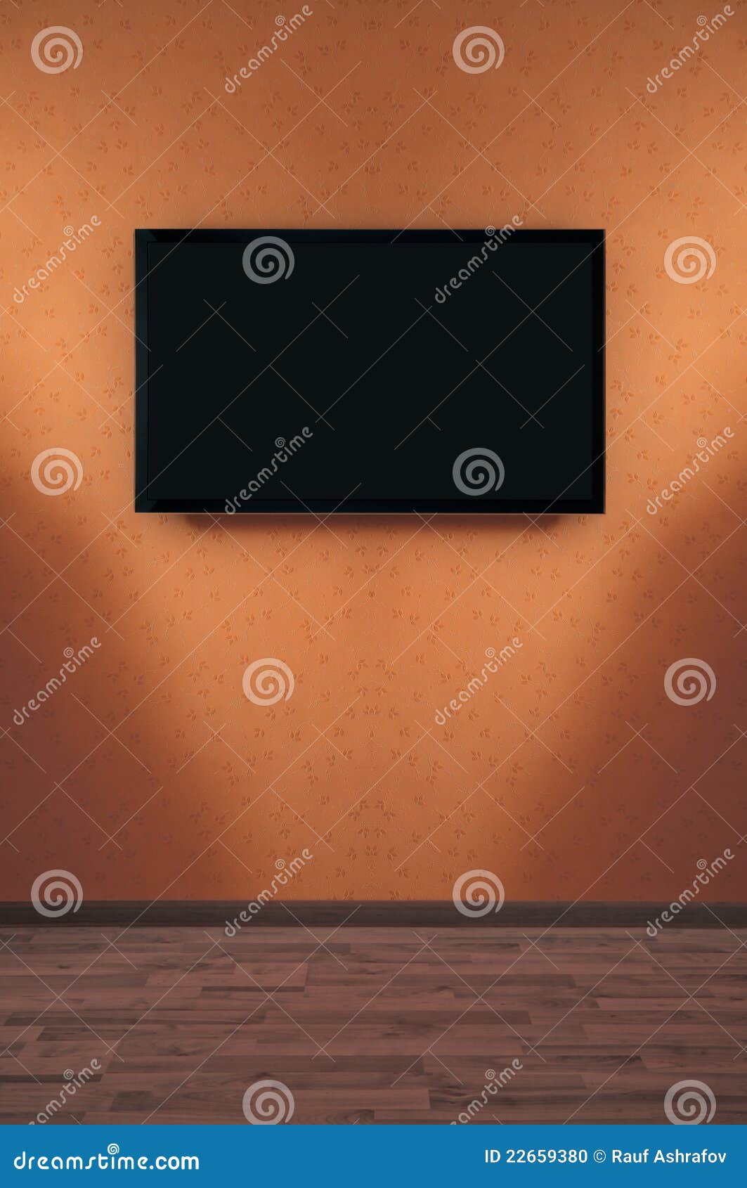 LED Plasma TV stock illustration. Illustration of screen - 22659380