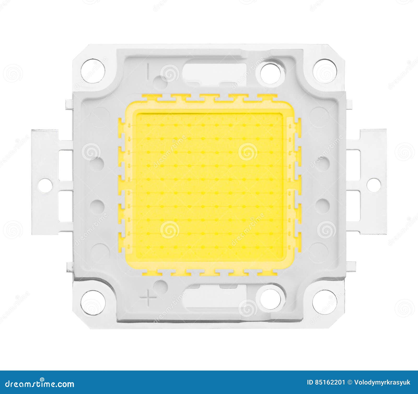 LED Powerful Close-up on White Stock Image - Image of concept ...