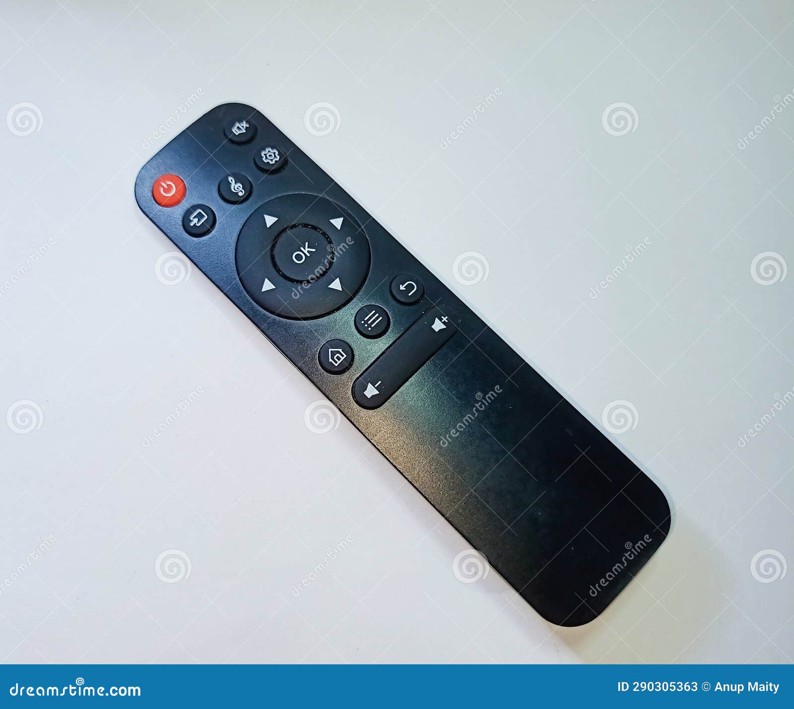 Led Projector Remote on White Background Stock Image - Image of white ...