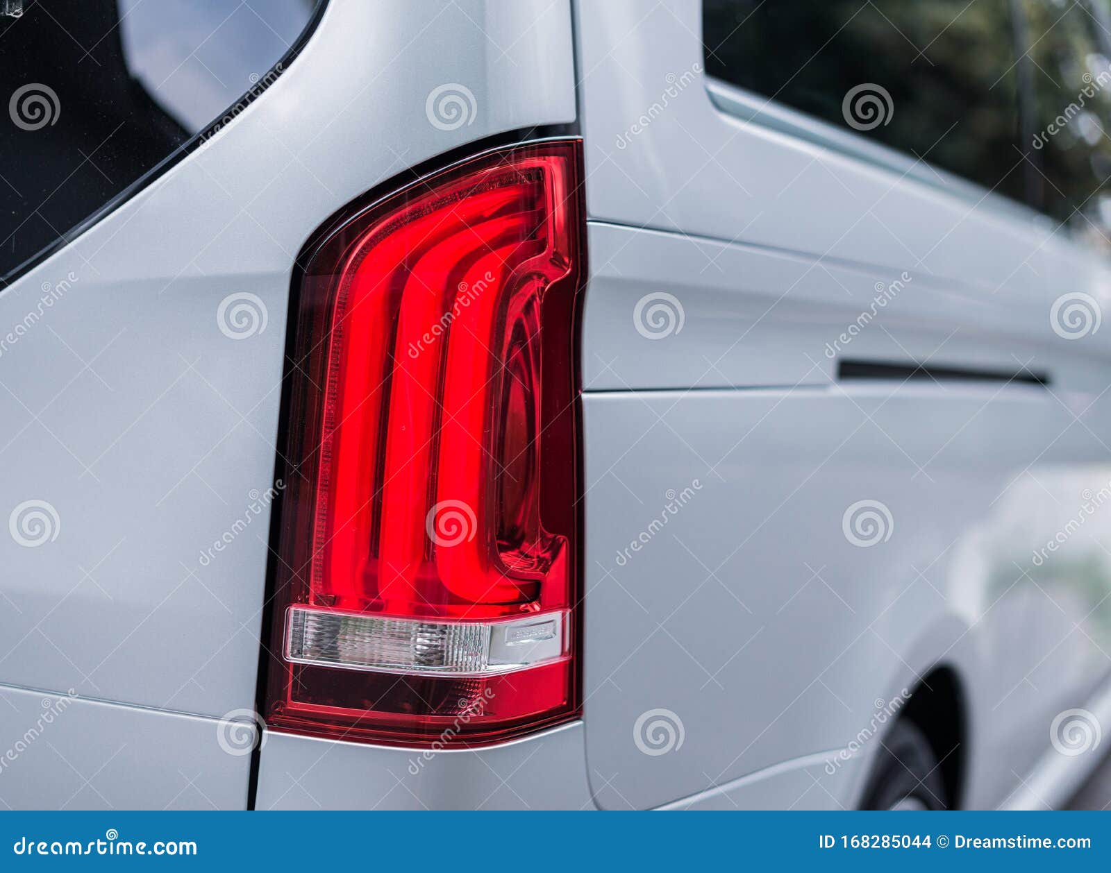 LED Rear Light Cluster Van stock photo. Image of lights - 168285044