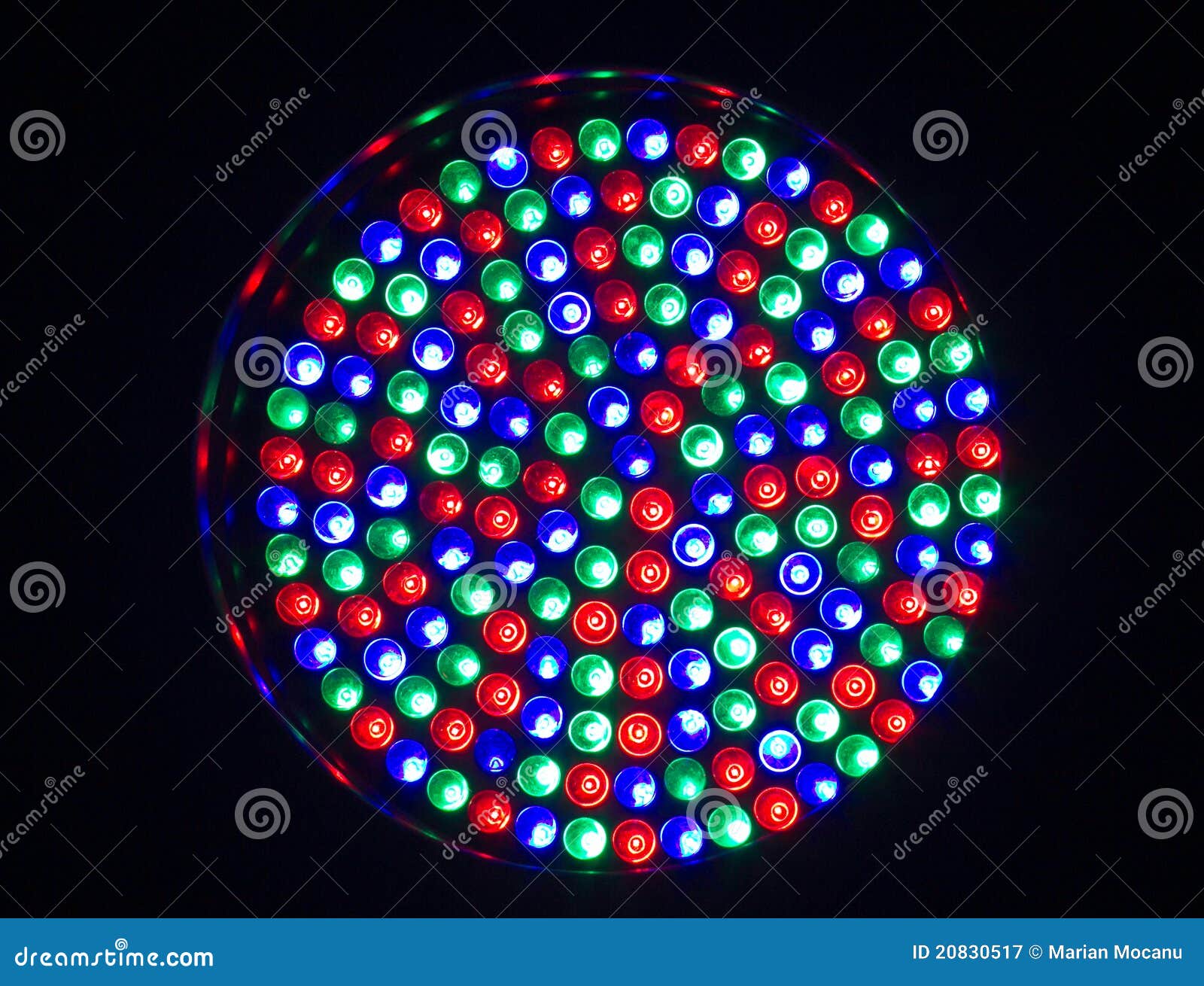 Led reflector stock image. Image of green, hypnotic, screen - 20830517