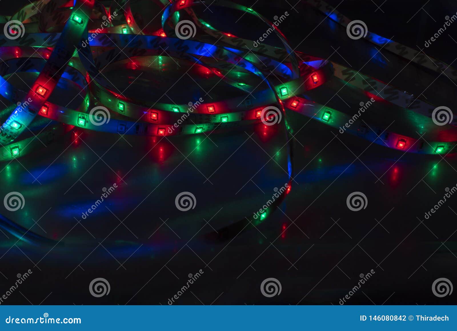 LED Running Lights Change Color Stock Photo - Image of bokeh, colorful ...