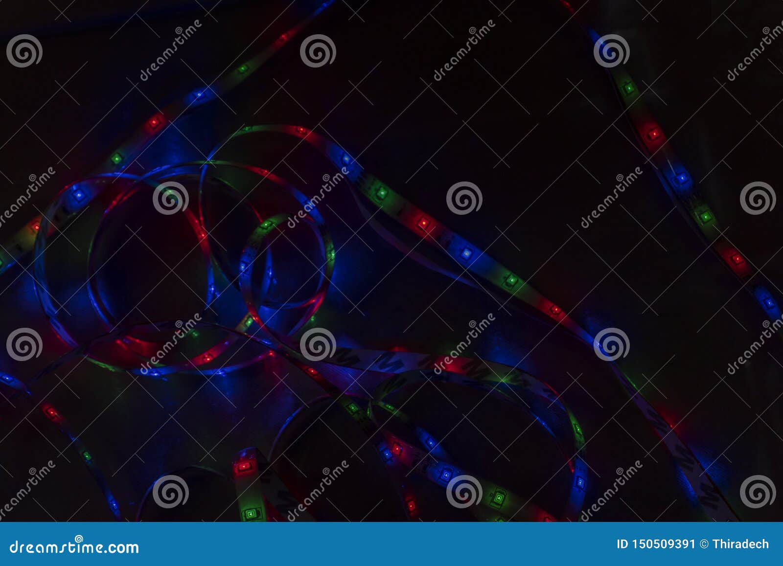 LED Running Lights Change Color Stock Image - Image of blurry, concert ...
