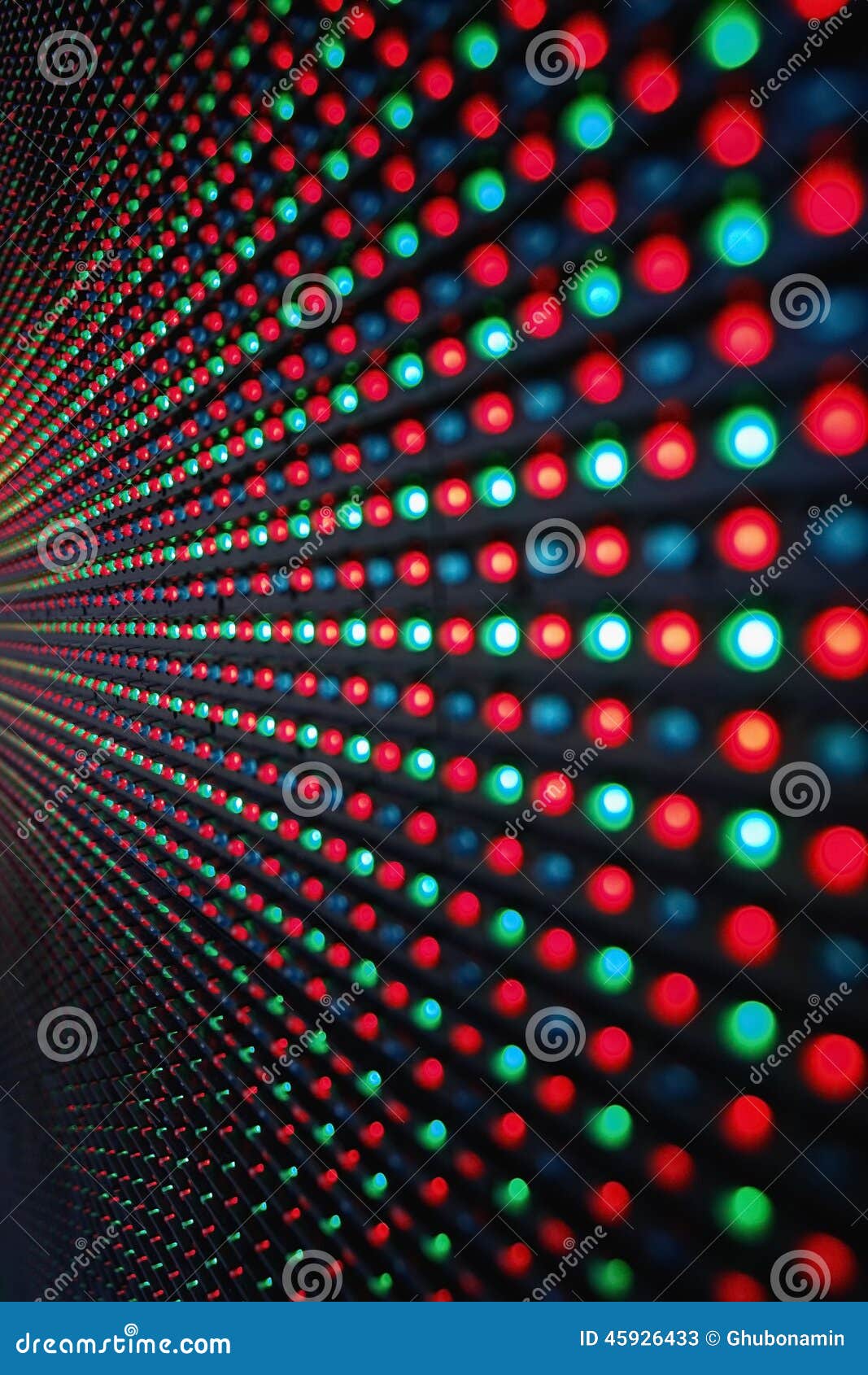 LED Screen stock image. Image of hexagon, closeup, electronic - 45926433