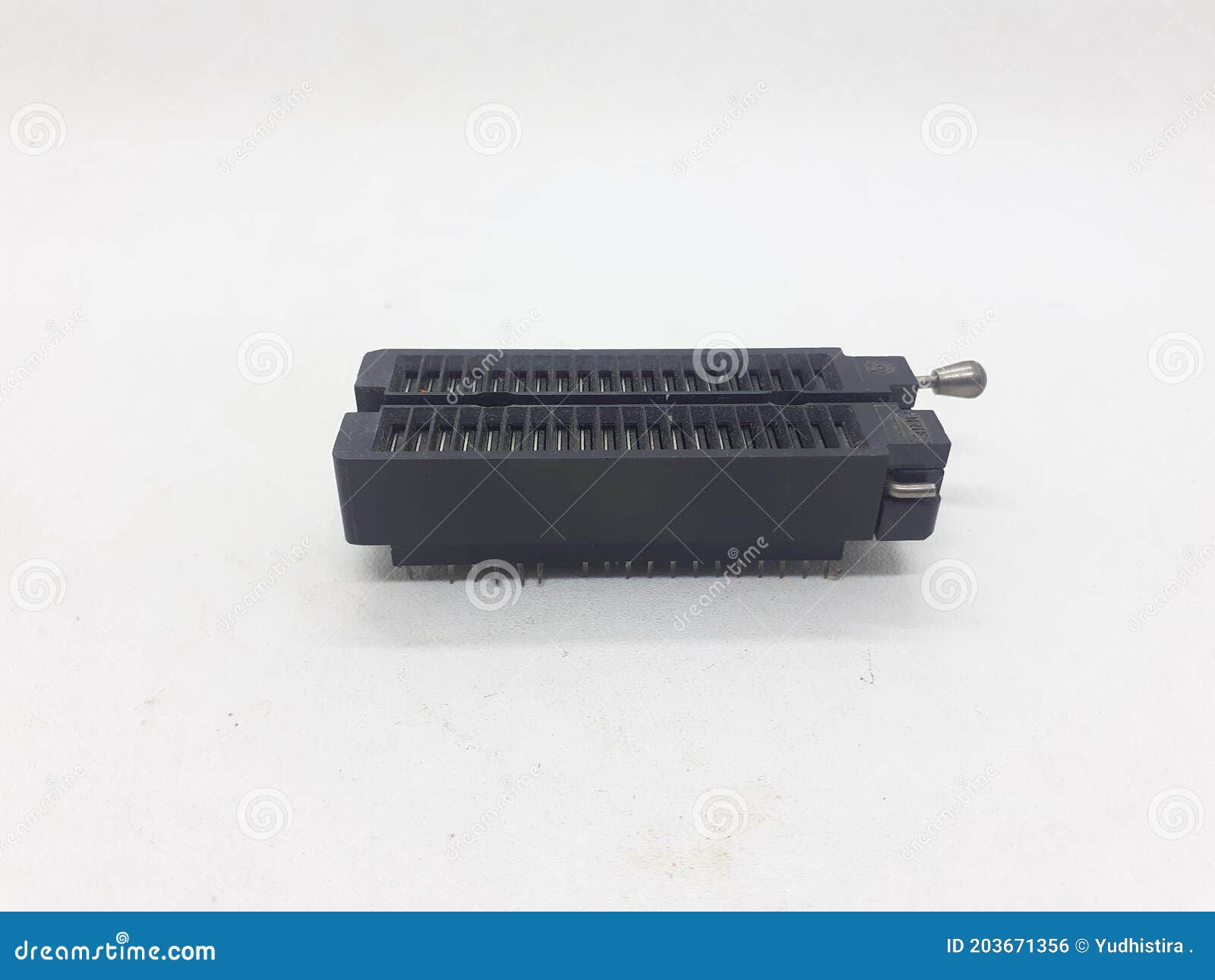 An LED Screen Component in White Isolation Background Stock Photo ...