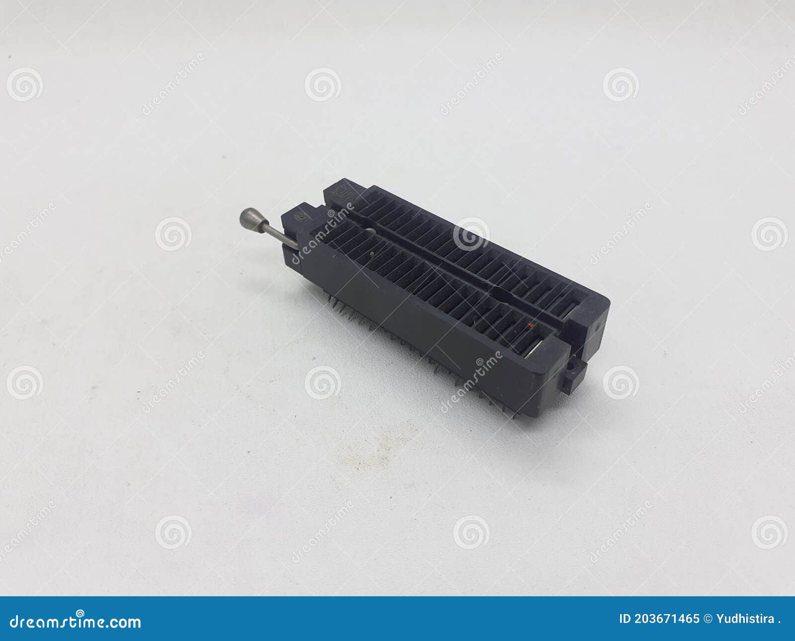 An LED Screen Component in White Isolation Background Stock Image ...