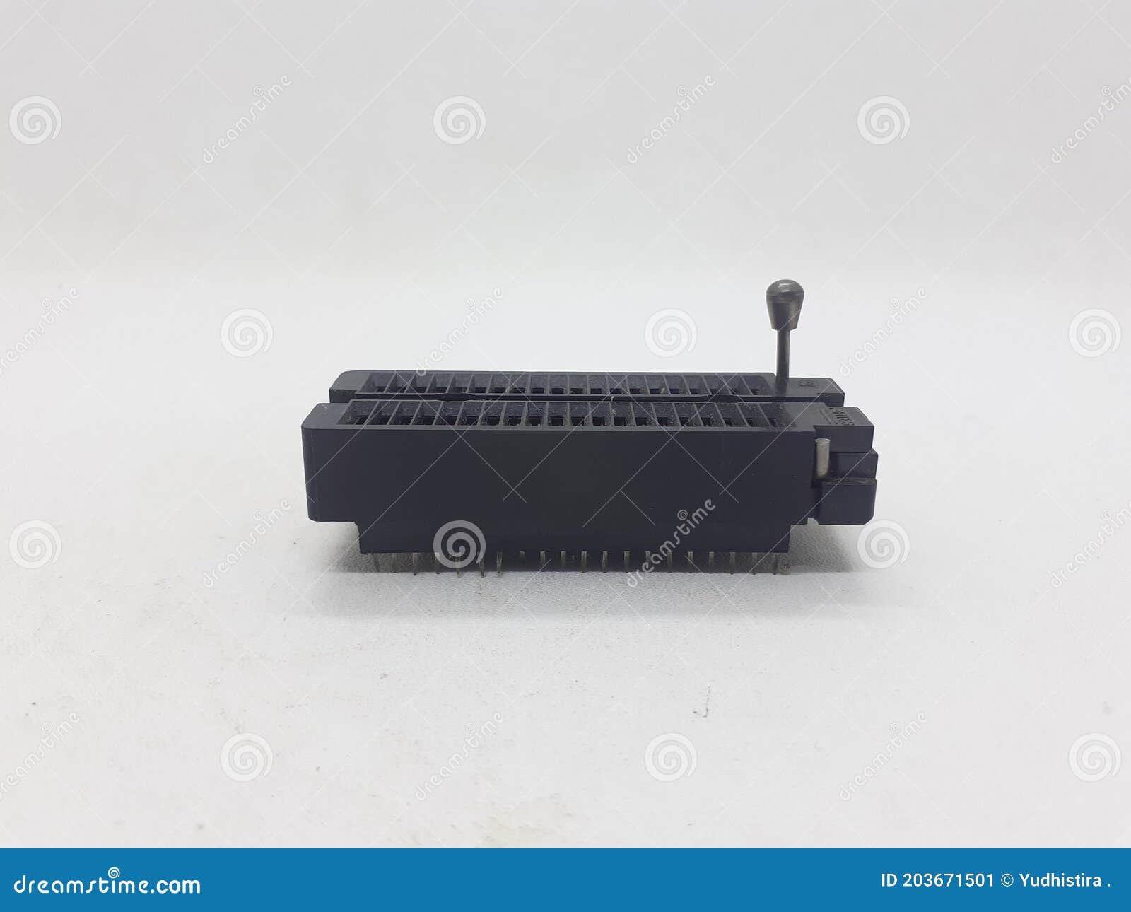 An LED Screen Component In White Isolation Background Royalty-Free ...