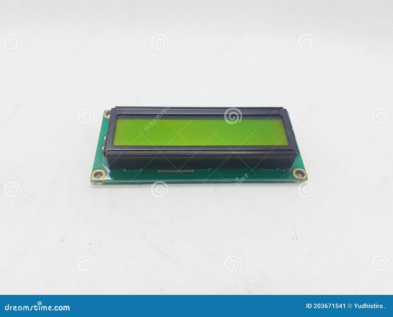 An LED Screen Component In White Isolation Background Royalty-Free ...