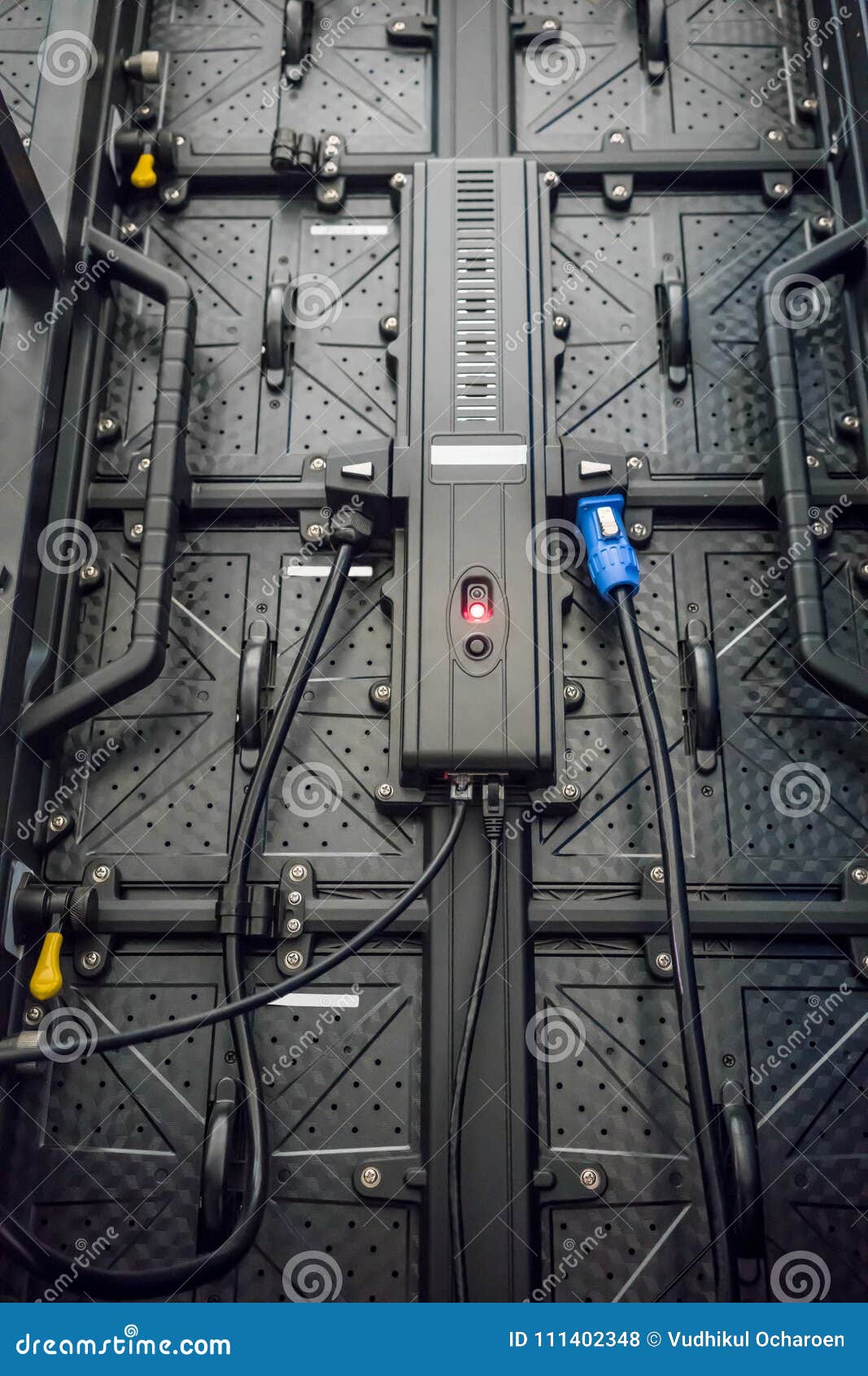 The LED Screen Controller for Industrial Machine Stock Photo - Image of ...