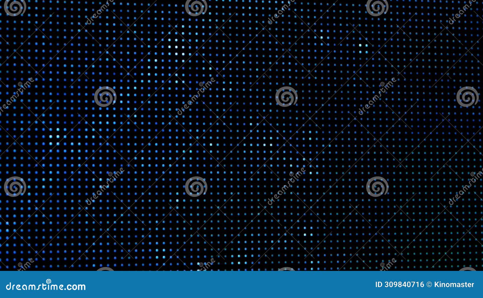 LED Screen Displaying an RGB Dot Pattern Stock Illustration ...