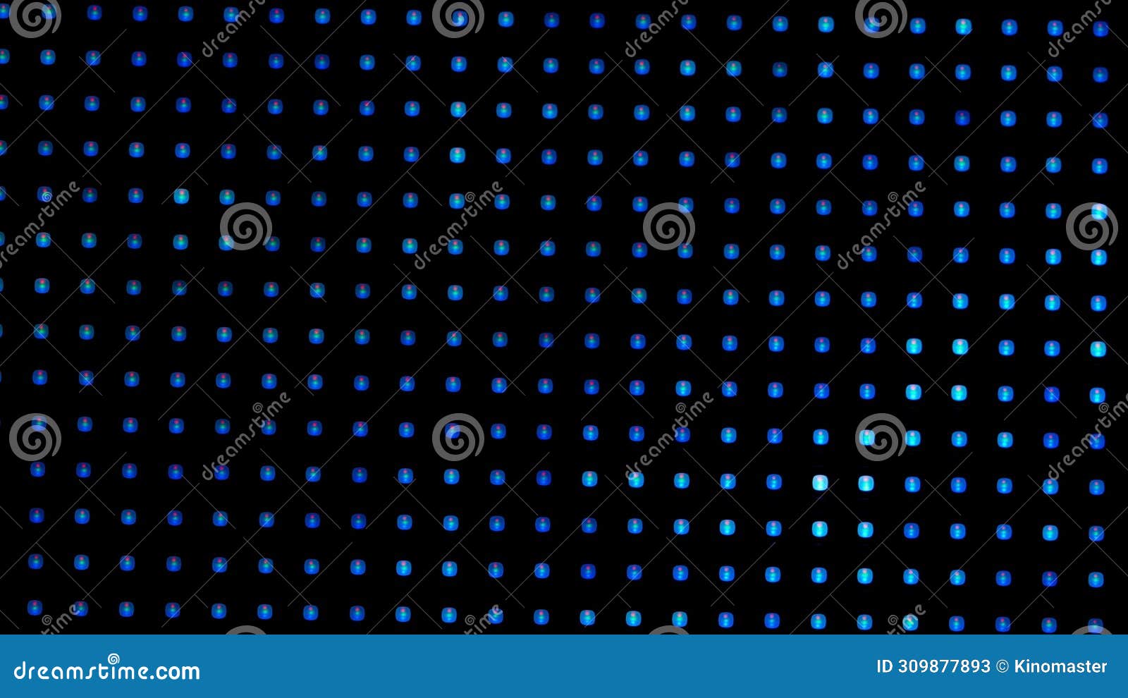 LED Screen Displaying an RGB Dot Pattern Stock Illustration ...