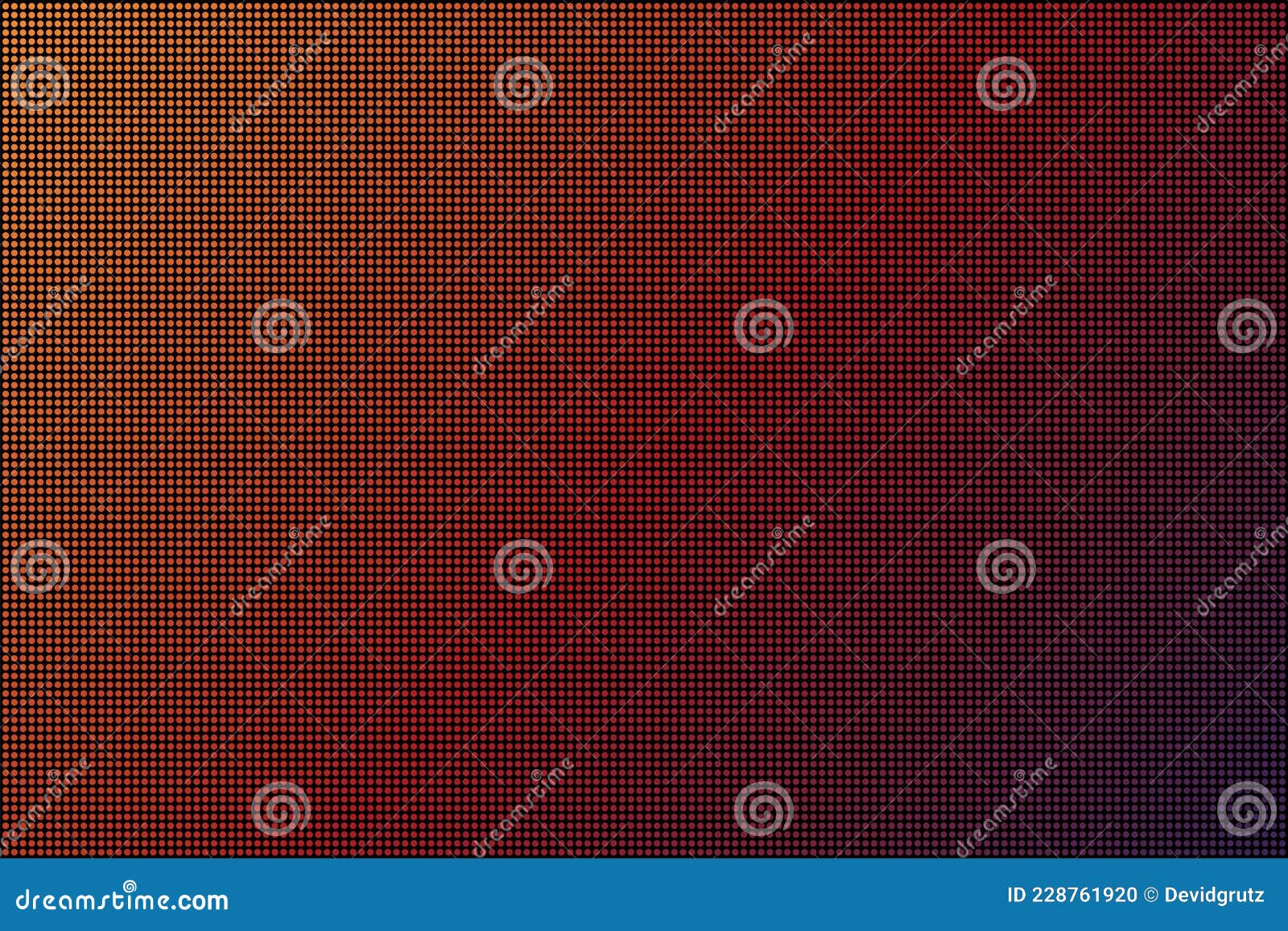 Led Screen. Dot RGB Background Television. Vector Stock Illustration ...