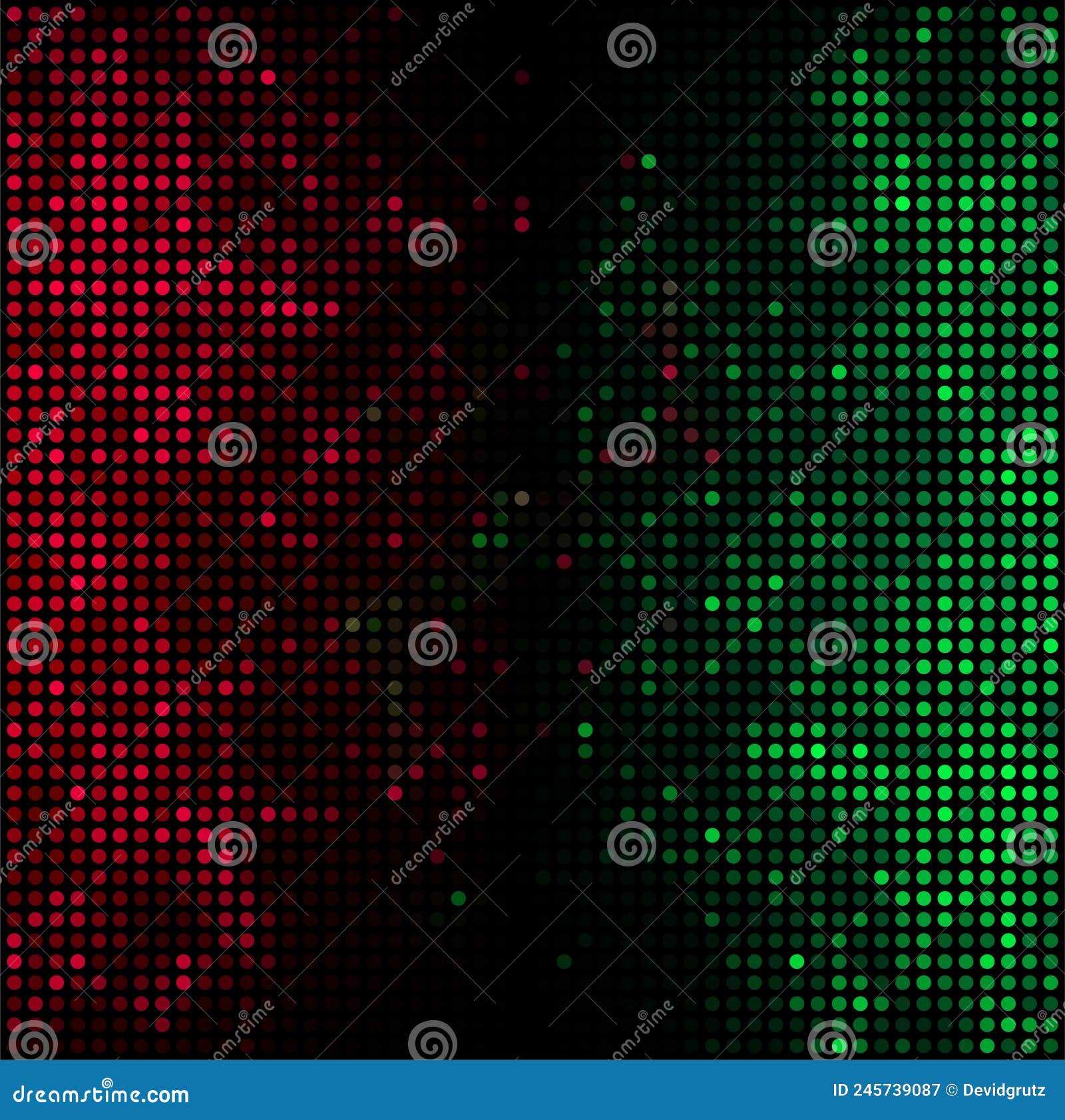 Led Screen. Dot RGB Background Television. Vector Stock Illustration ...