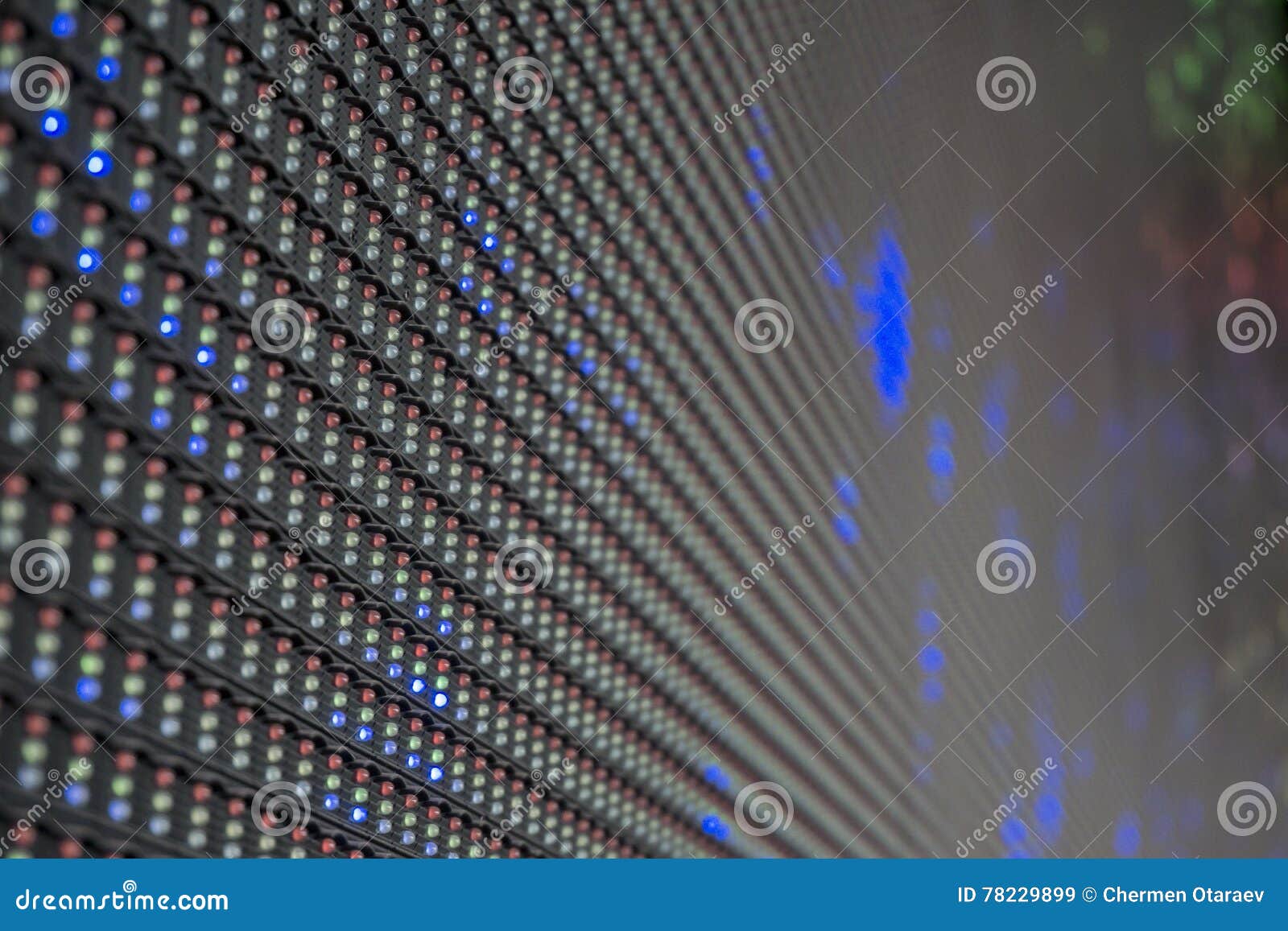 Led Screen Panel Closeup Pattern Stock Image - Image of glow, closeup ...