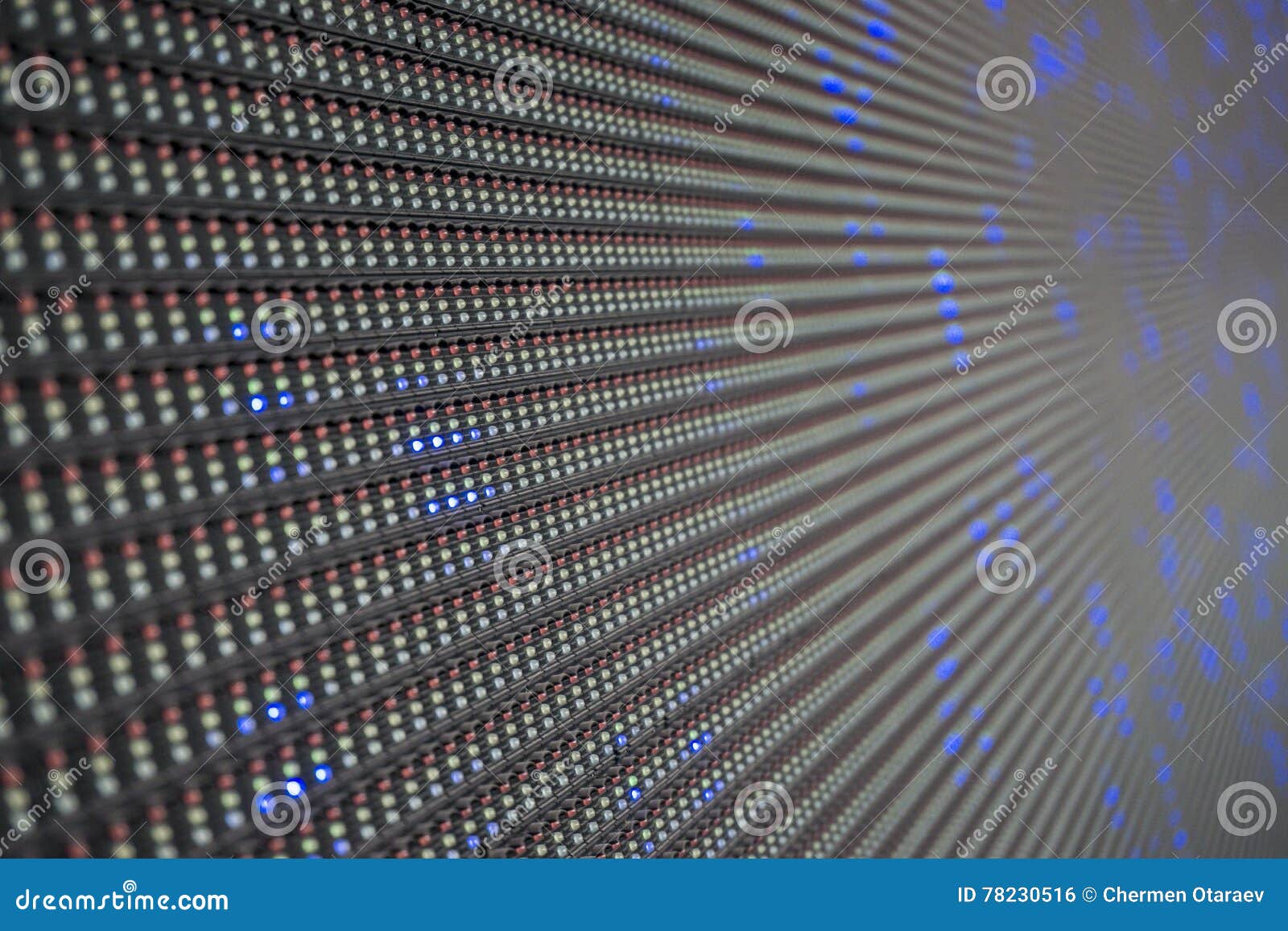 Led Screen Panel Closeup Pattern Stock Photo - Image of frame, colorful ...
