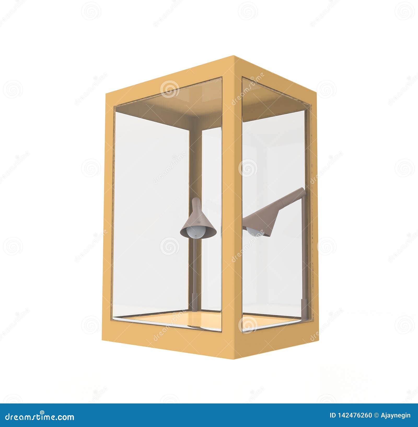 Showcase box stock illustration. Illustration of case - 142476260