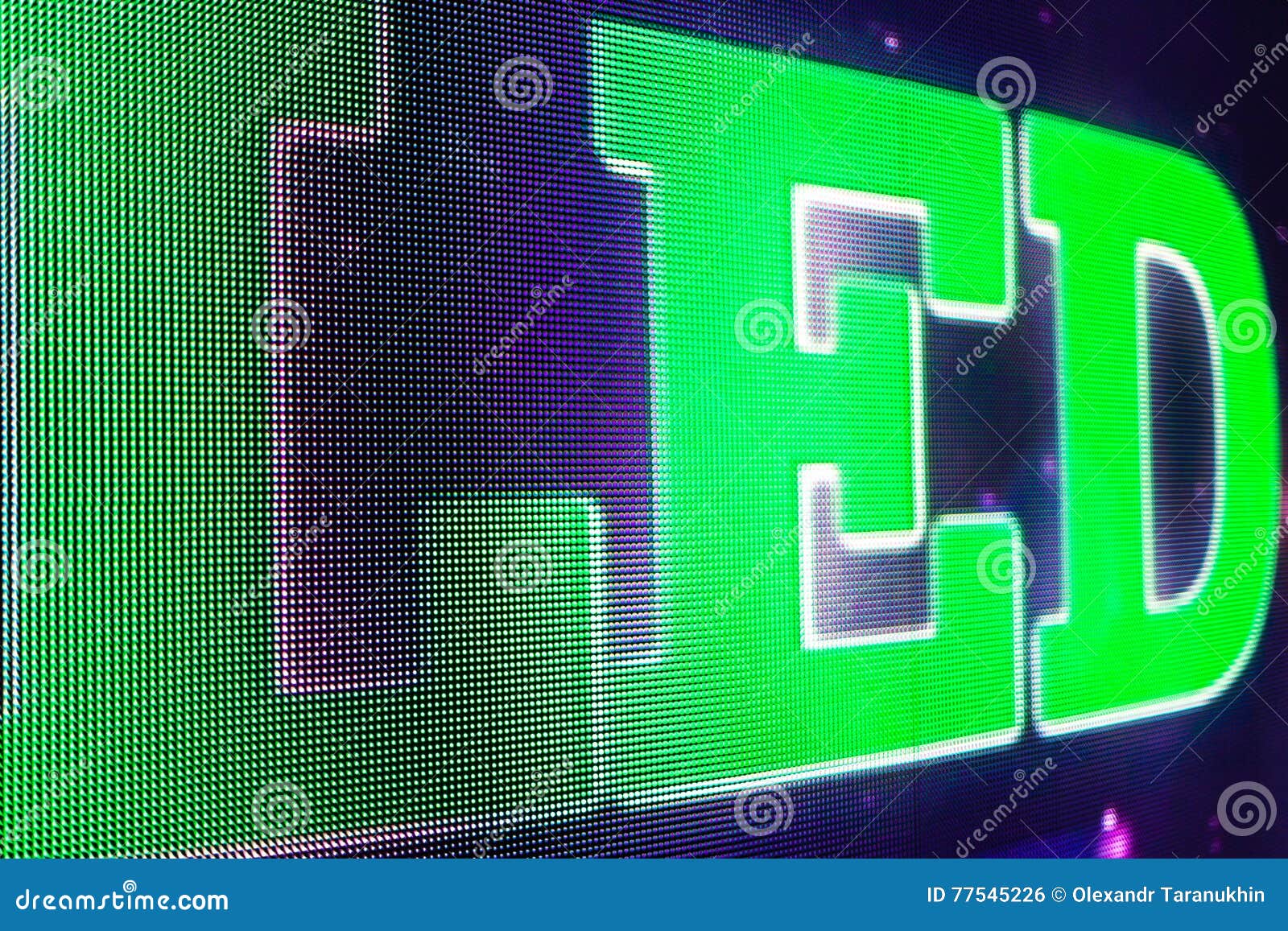 LED Sign at the LED Smd Screen Stock Photo - Image of screens, dots ...