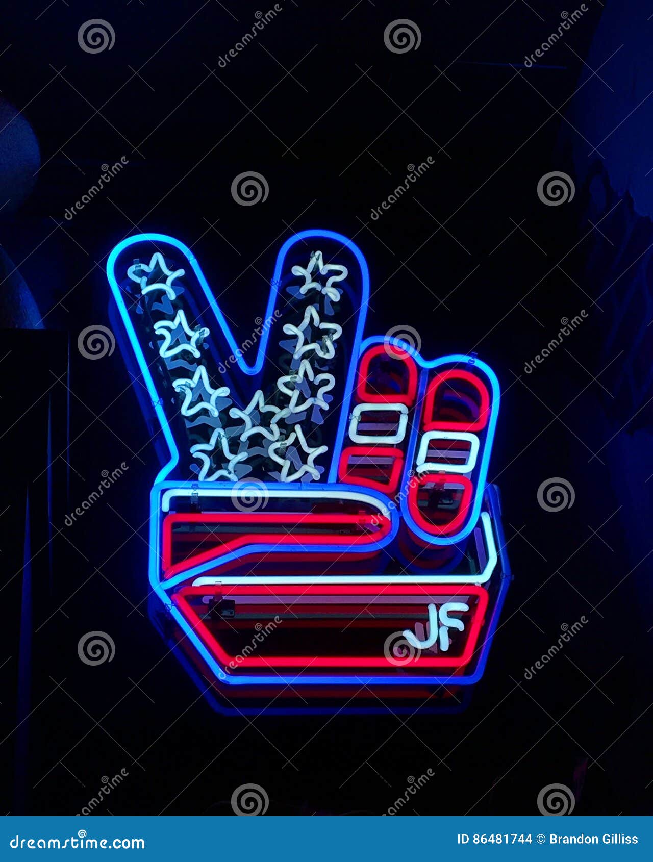 Led Sign editorial stock image. Image of peace, wallpaper - 86481744