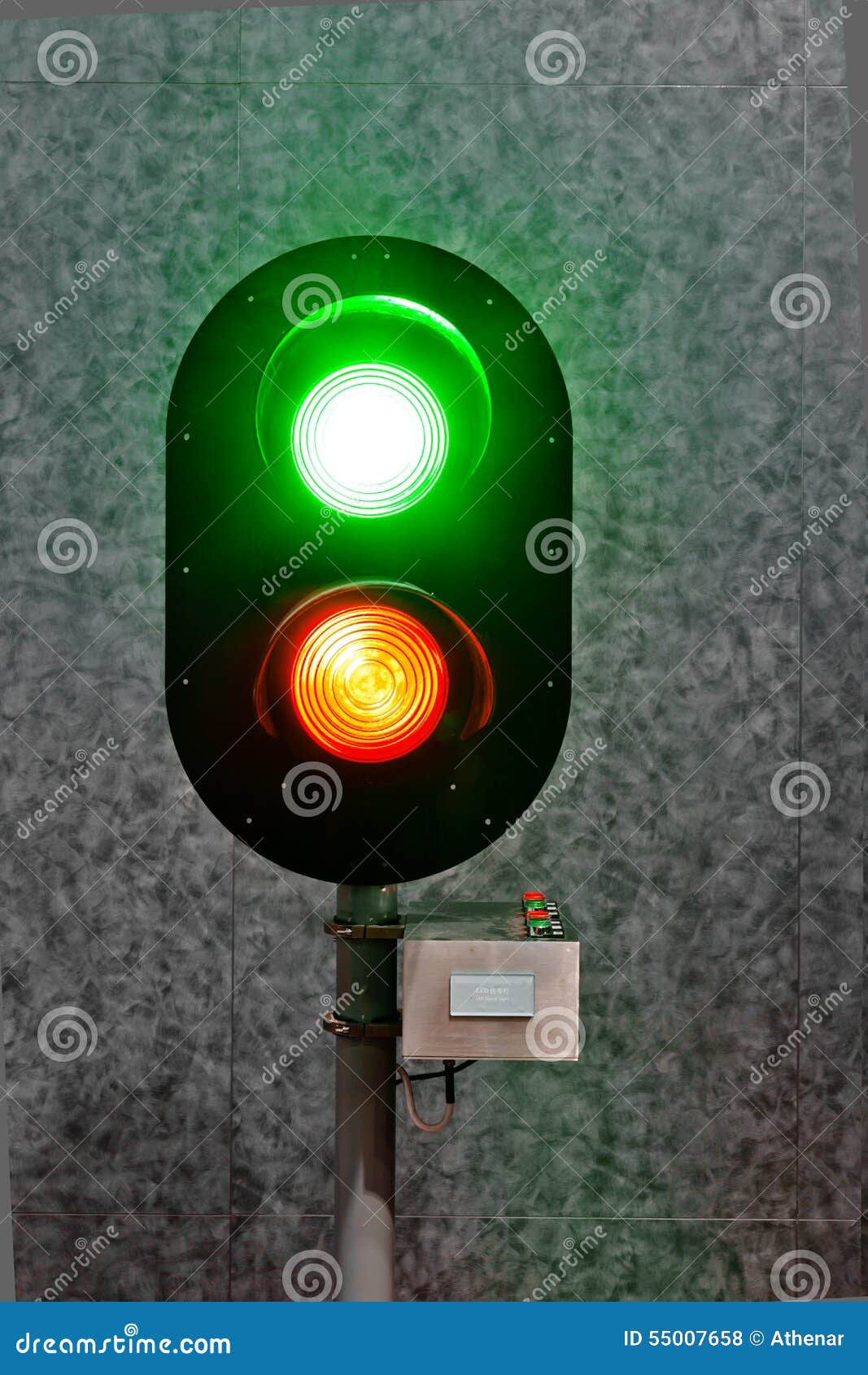 LED Signal Light stock photo. Image of green, signal - 55007658