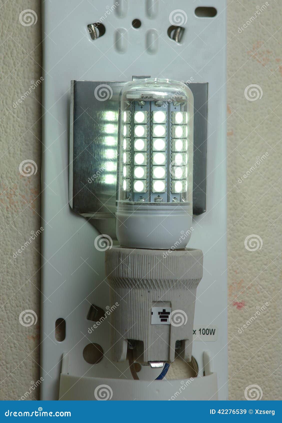 Led smd lamp stock image. Image of environmental, diode - 42276539