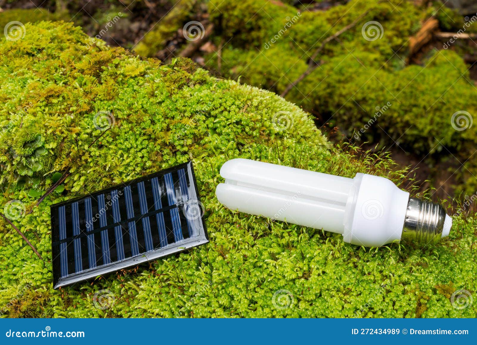 LED and solar panel stock image. Image of nature, ecology - 272434989