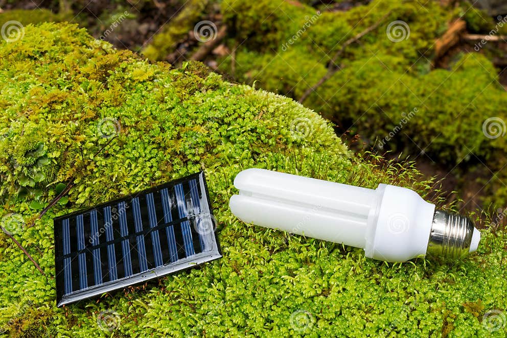 LED and solar panel stock image. Image of nature, ecology - 272434989