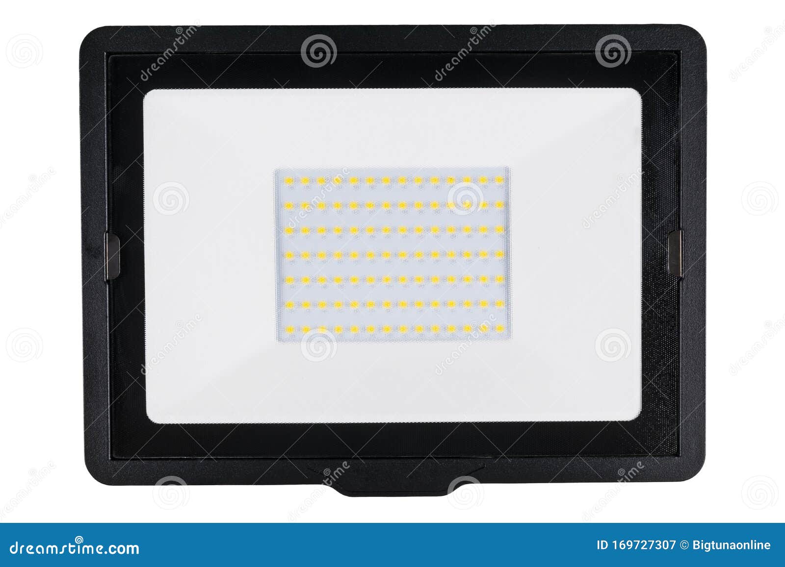 LED Spotlight Close-up Isolated on White Background. Led Technologies ...