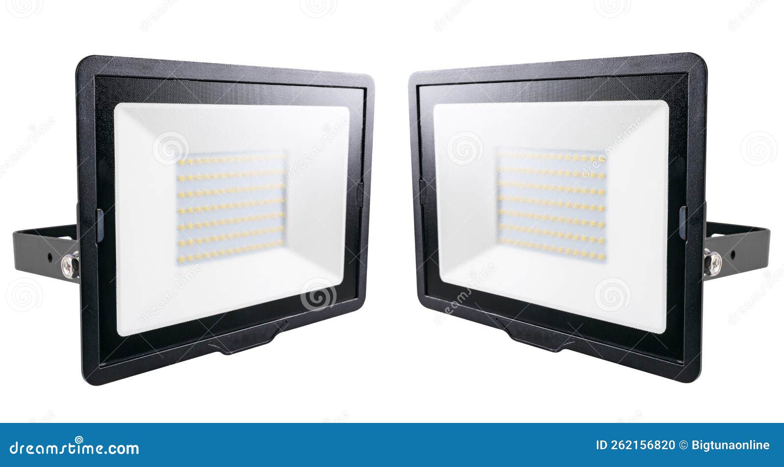 LED Spotlight Close-up Isolated on White Background. Led Technologies ...