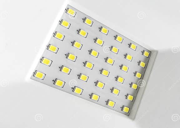 LED Spotlight Close-up Texture Background. Led Technologies. Diodes ...