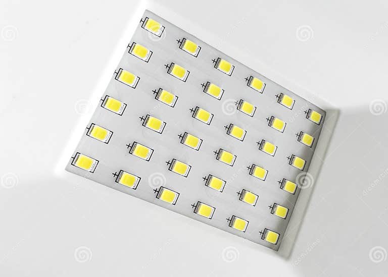 LED Spotlight Close-up Texture Background. Led Technologies. Diodes ...
