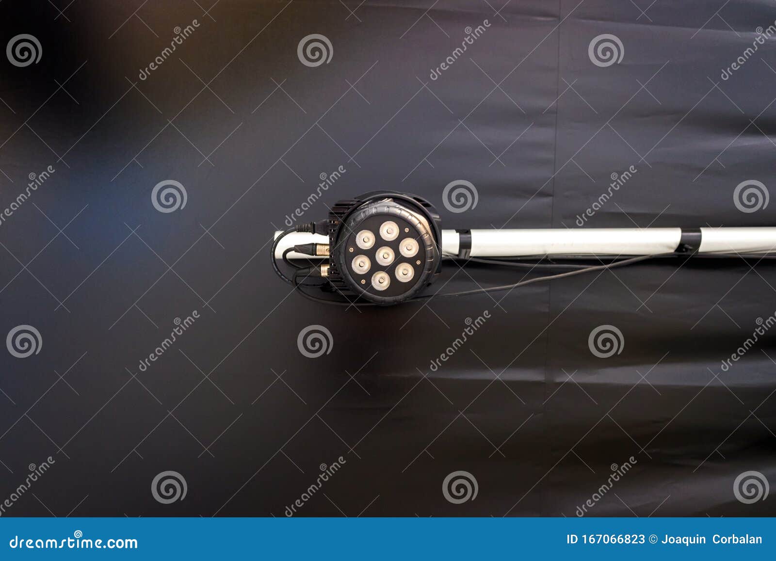 LED Spotlights Hanging on a Stage Stock Image - Image of equipment ...