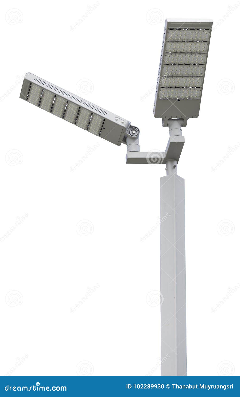 LED street light pole stock photo. Image of high, lamp - 102289930