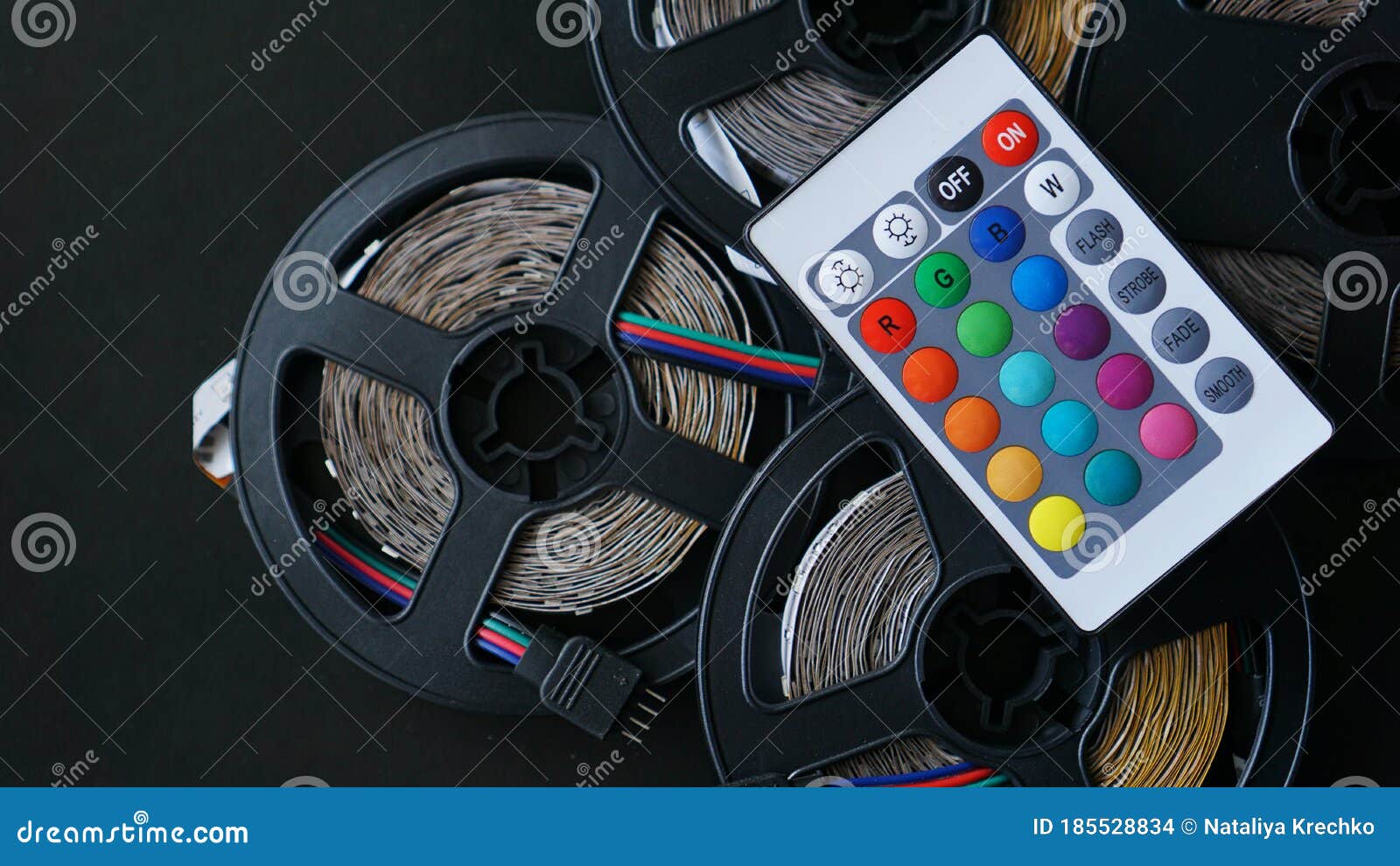 Closeup RGB Led Diode Of Led TV Or Led Monitor Screen Display Panel ...