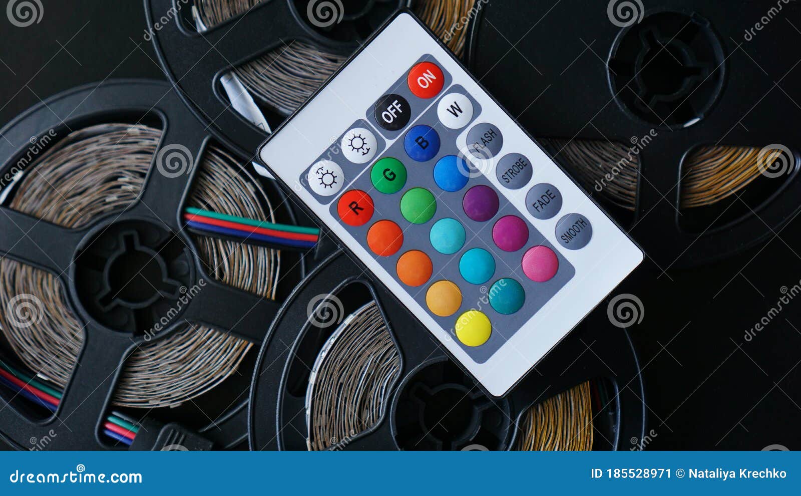 Closeup RGB Led Diode Of Led TV Or Led Monitor Screen Display Panel ...