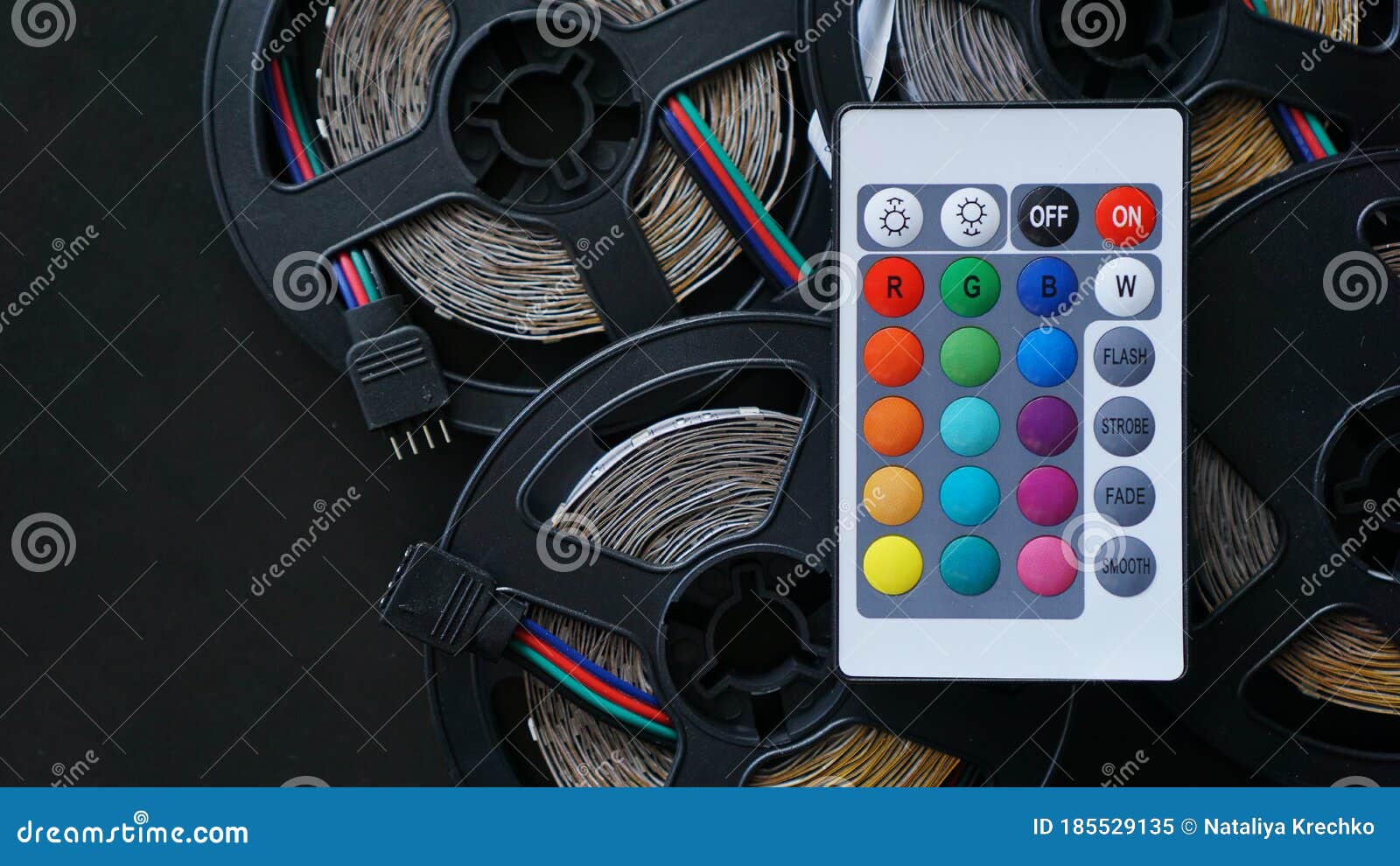 Closeup RGB Led Diode Of Led TV Or Led Monitor Screen Display Panel ...