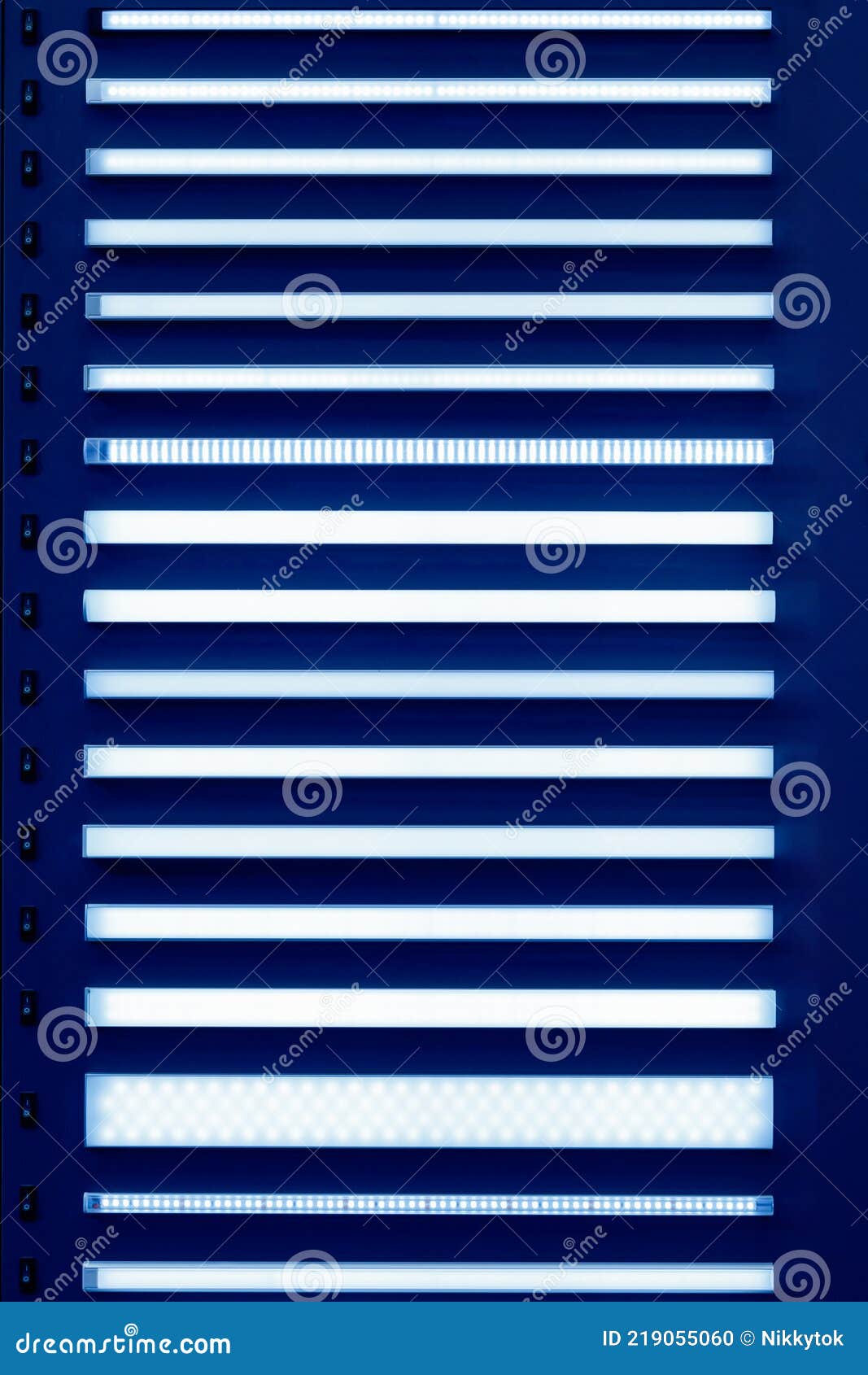 Led Strip Lights Diffusers on a Test Bench Stock Photo - Image of ...