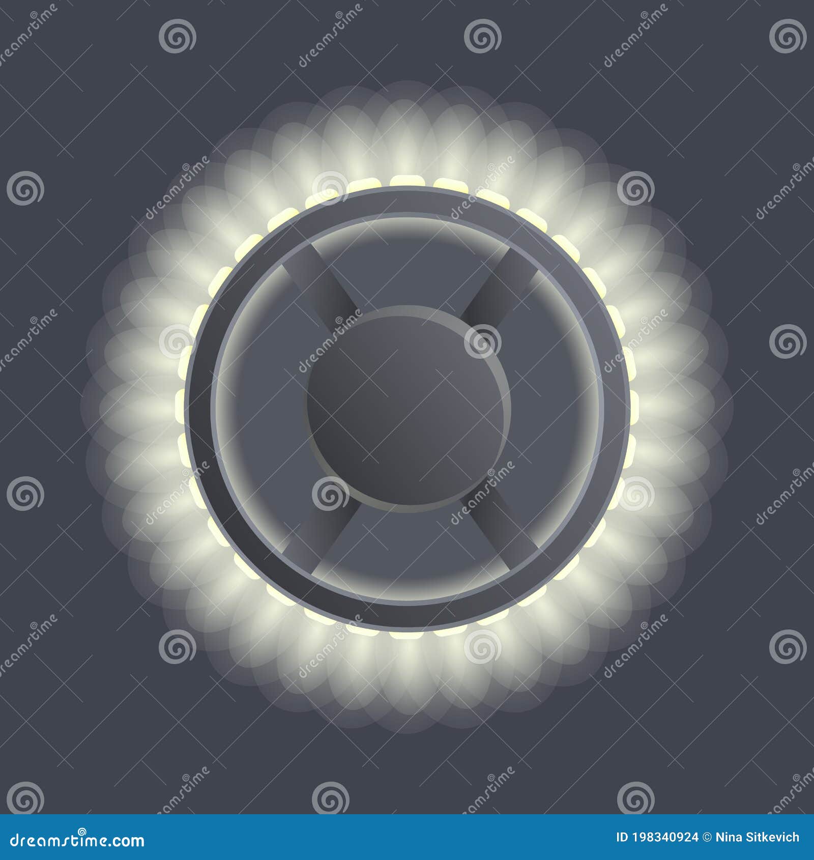 Led Strip Lights Roll Icon, Cartoon Style Stock Vector - Illustration ...