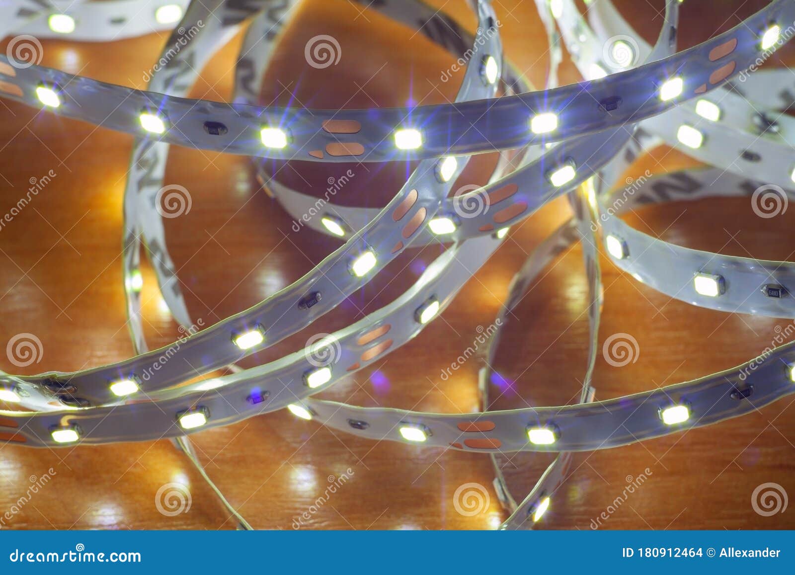 LED strip close-up stock photo. Image of illuminated - 180912464