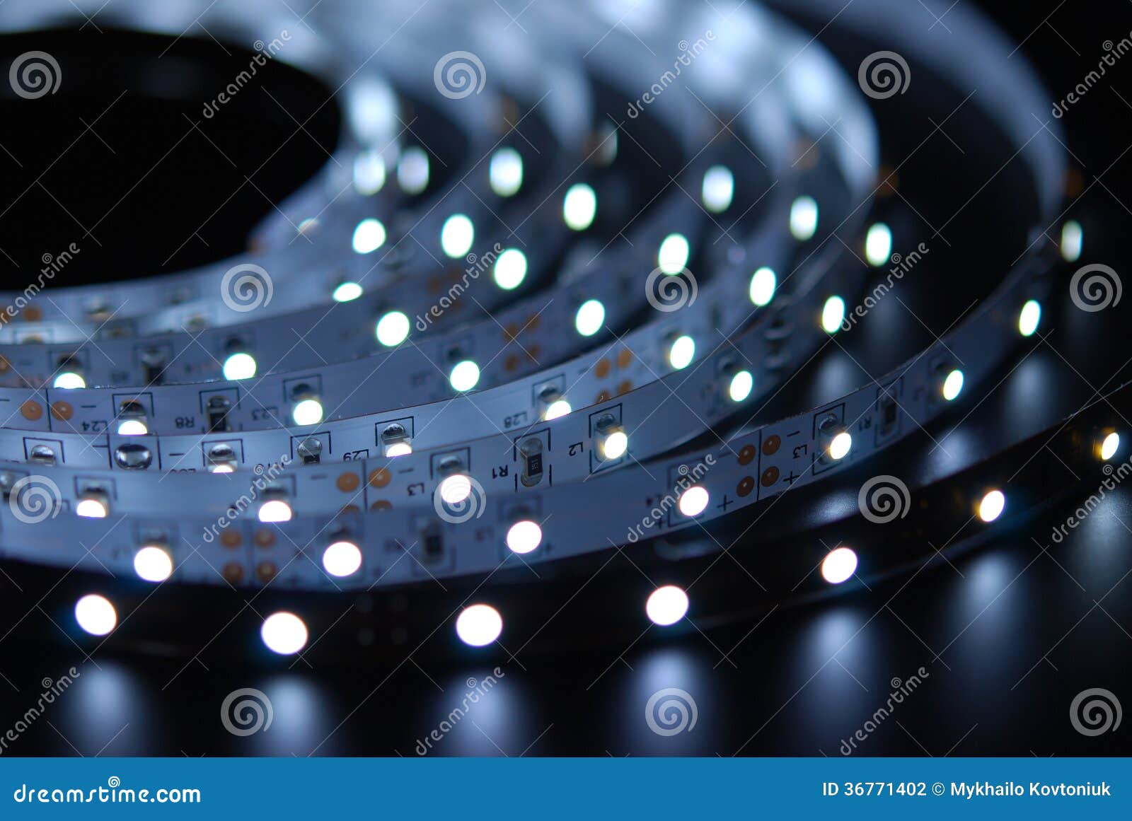 Led stripe stock photo. Image of electronics, semiconductor - 36771402