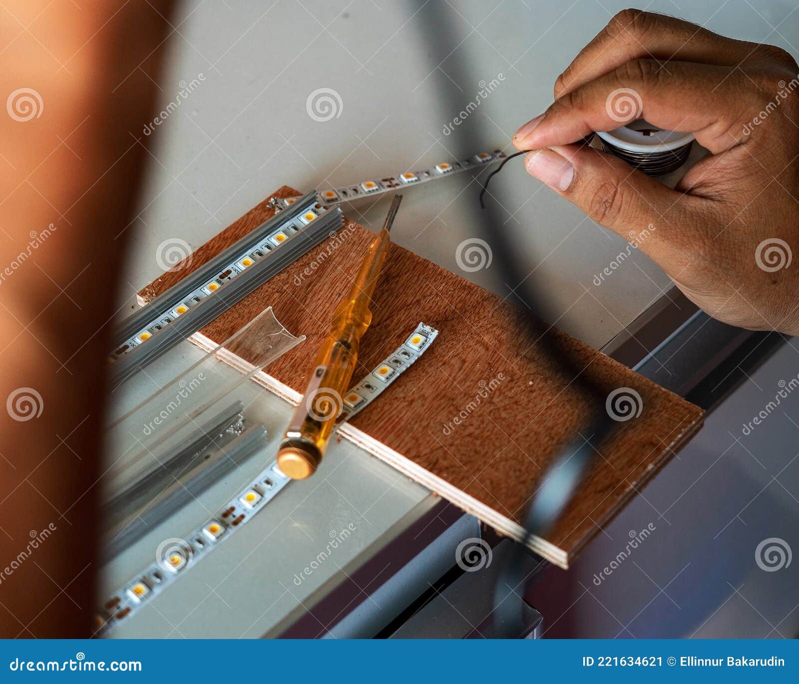 LED Strips for Electronics Jobs. Making Connections for a Led Strip ...