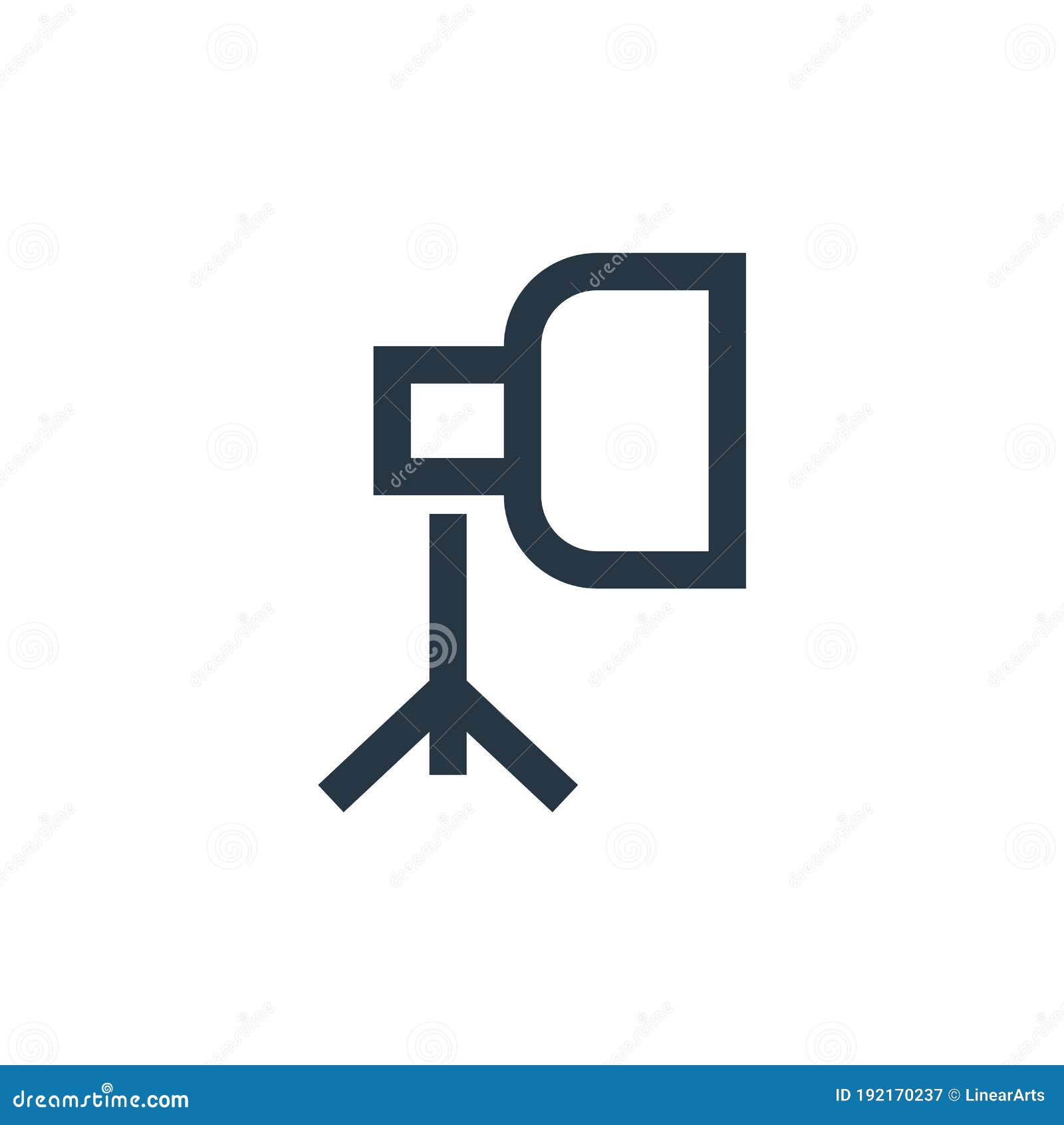 Led Strobe Icon Vector from Photography Concept. Thin Line Illustration ...